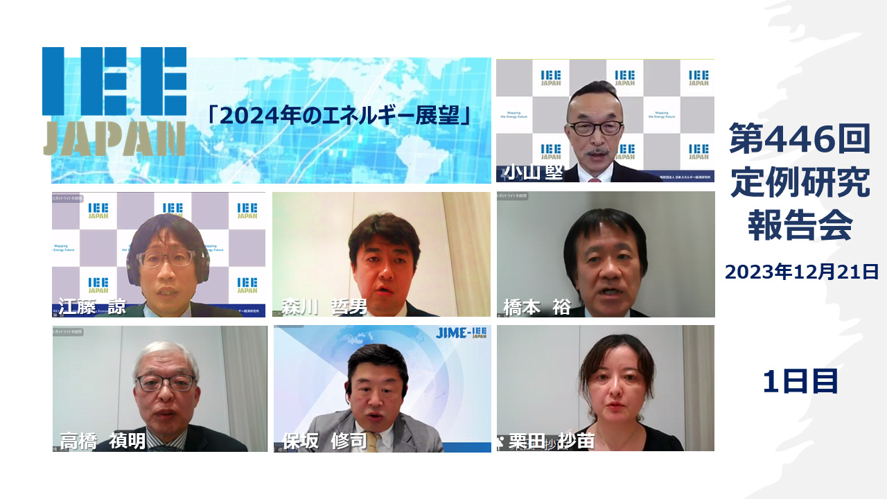 一般財団法人 日本エネルギー経済研究所 - IEEJ